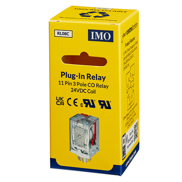 Relay 10A, 3 Pole Changeover_ 11pin, 24vDC coil - RL08C – ARCK ...